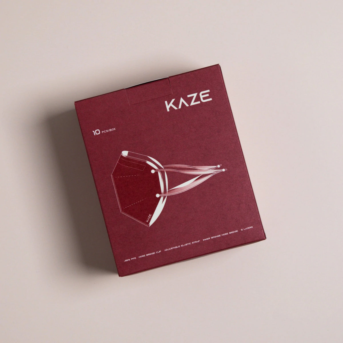 KAZE Masks - Maroon – HRK CARE